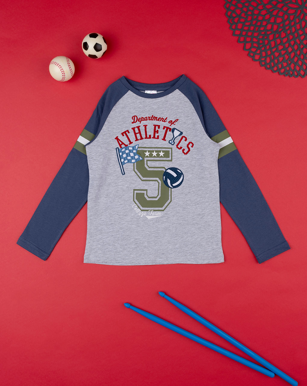 Maglia maniche lunghe bambino con stampa - Prénatal Maglia maniche lunghe bambino con stampa - Prénatal